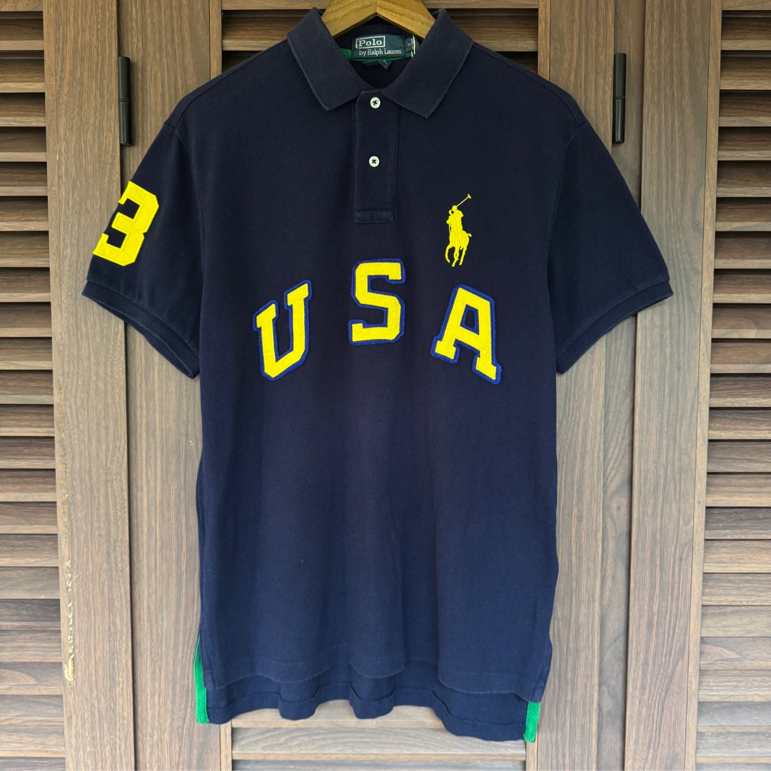 Polo Ralph Lauren USA Patch, Men's Fashion, Tops & Sets, Tshirts & Polo ...