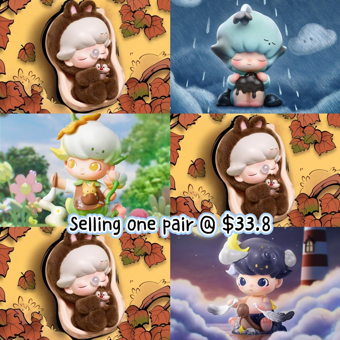 Popmart Dimoo World Disney series Peanut Chip and Dale's Dream ...