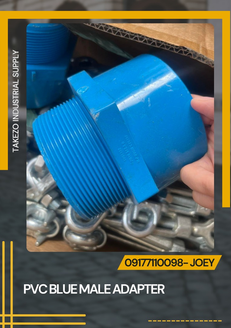 PVC BLUE MALE ADAPTER, Furniture & Home Living, Furniture, Other Home ...