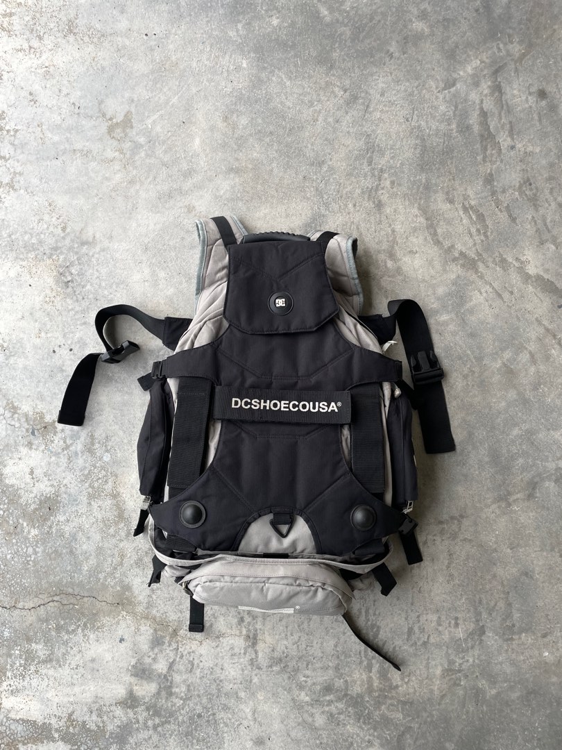 RARE !! vintage dcshoecousa dc tactical skate backpack like oakley nike ...