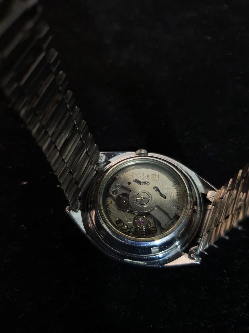 RARE Seiko 5 Green Dial SNX447 Day Date Automatic 7s26-0480 Vintage Men ...