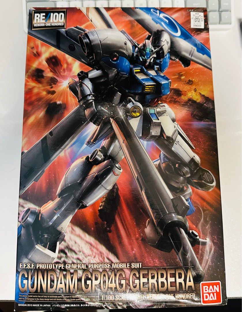 RE 1/100 Gundam GP04G Gerbera 高達 GP04 鋼彈 機動戰士 星塵回憶 Stardust Memory 0083 GP01 GP02 模型 Bandai ...