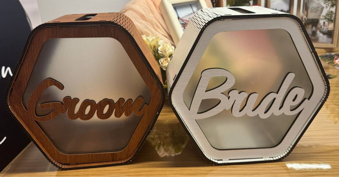 Red Packet Boxes - Bride & Groom, Hobbies & Toys, Stationery & Craft ...