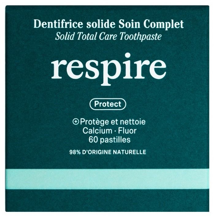 Respire Fresh Mint Toothpaste 60 Lozenges 清新薄荷牙膏粒 60顆 Made in France 法國製造, 美容＆個人護理, 健康及美容 - 口腔護理 ...