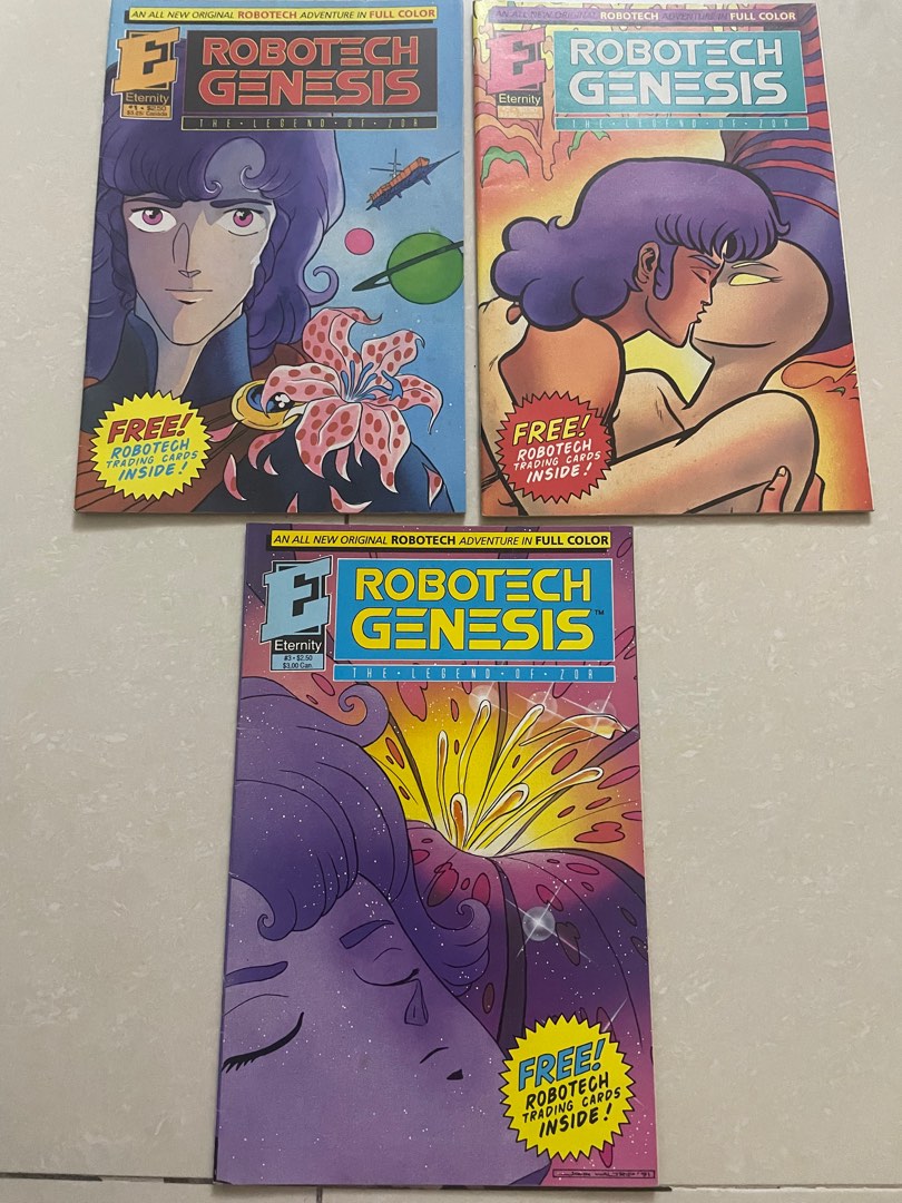 Robotech Genesis Legend of Zor 1 2 3 Comics 1992, Hobbies & Toys, Books ...