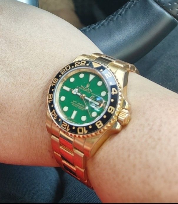 Rolex GMT Master II Jade Green Dial. 116718LN, Luxury, Watches on Carousell