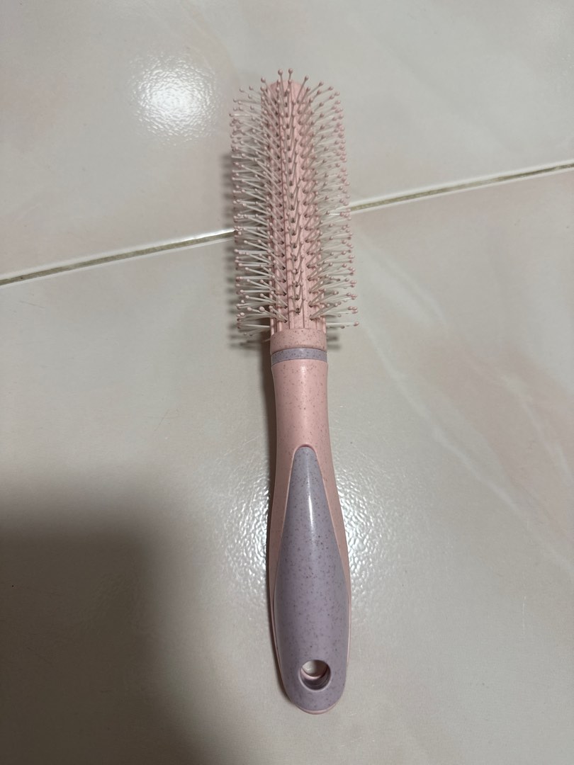 Pastel Round Hair Comb, Beauty & Personal Care, Hair Products on Carousell