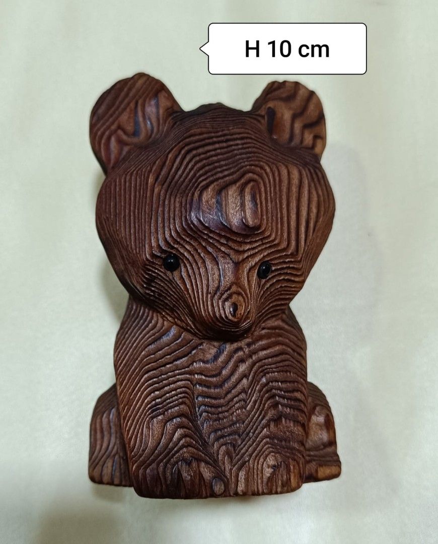 Sad Sulking Bear Cedar Japanese Sugi Cryptomeria Japonica Japan Vintage ...