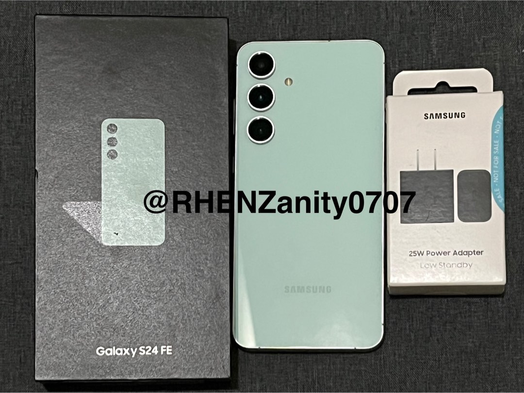 Samsung S24 FE, Mint Color, 256GB, Mobile Phones & Gadgets, Mobile ...