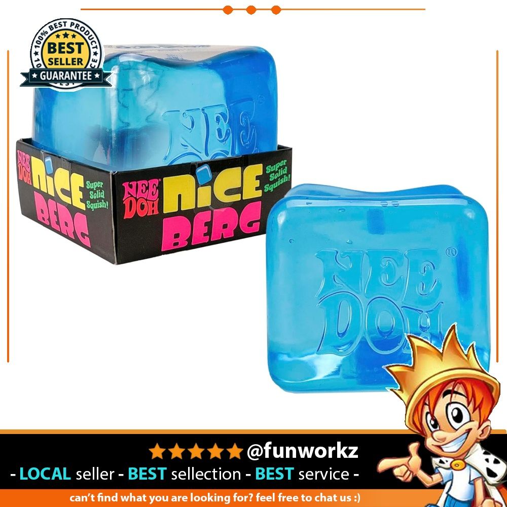 Schylling NeeDoh Niceberg - Sensory Squeeze Toy with Super Solid Squish ...