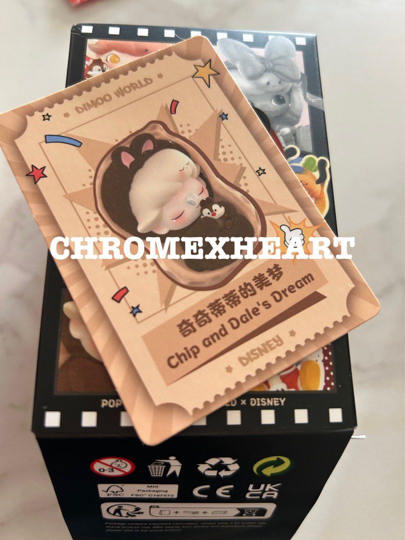 Sealed foil instock authentic popmart dimoo world Disney Mickey - chip ...