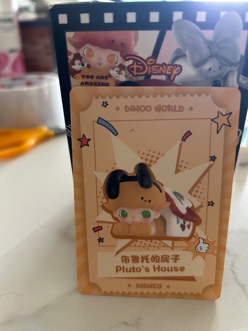 Sealed foil instock authentic popmart dimoo world Disney Mickey - Pluto ...