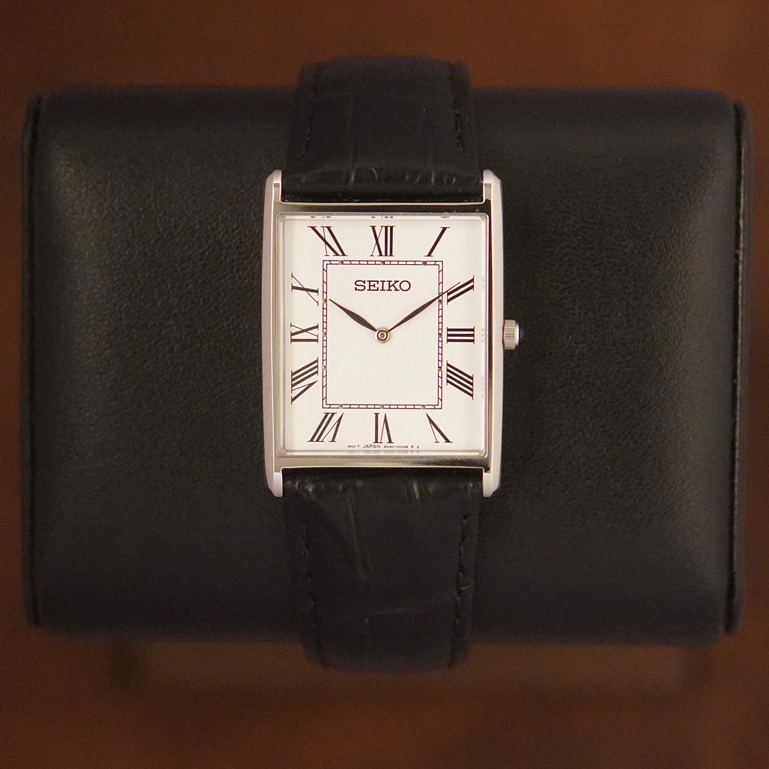 Seiko Tank SWR049, Men's Fashion, Watches & Accessories, Watches on ...