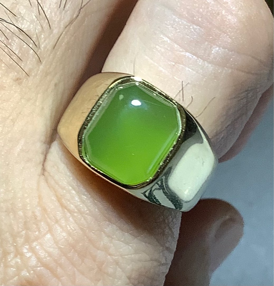 Serpentinite Ring, Luxury, Accessories on Carousell