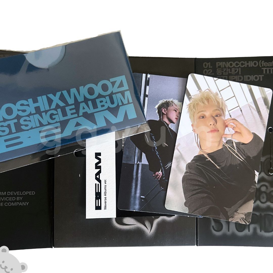 SEVENTEEN HOSHI x WOOZI BEAM - Weverse ver with POB hxw h x w svt pc ...