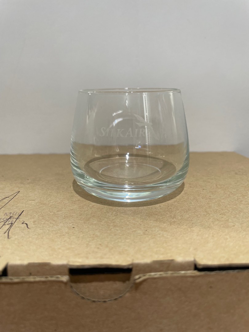 Silk Air Small Drinking Glass Set Of 6 (New), Furniture & Home Living ...