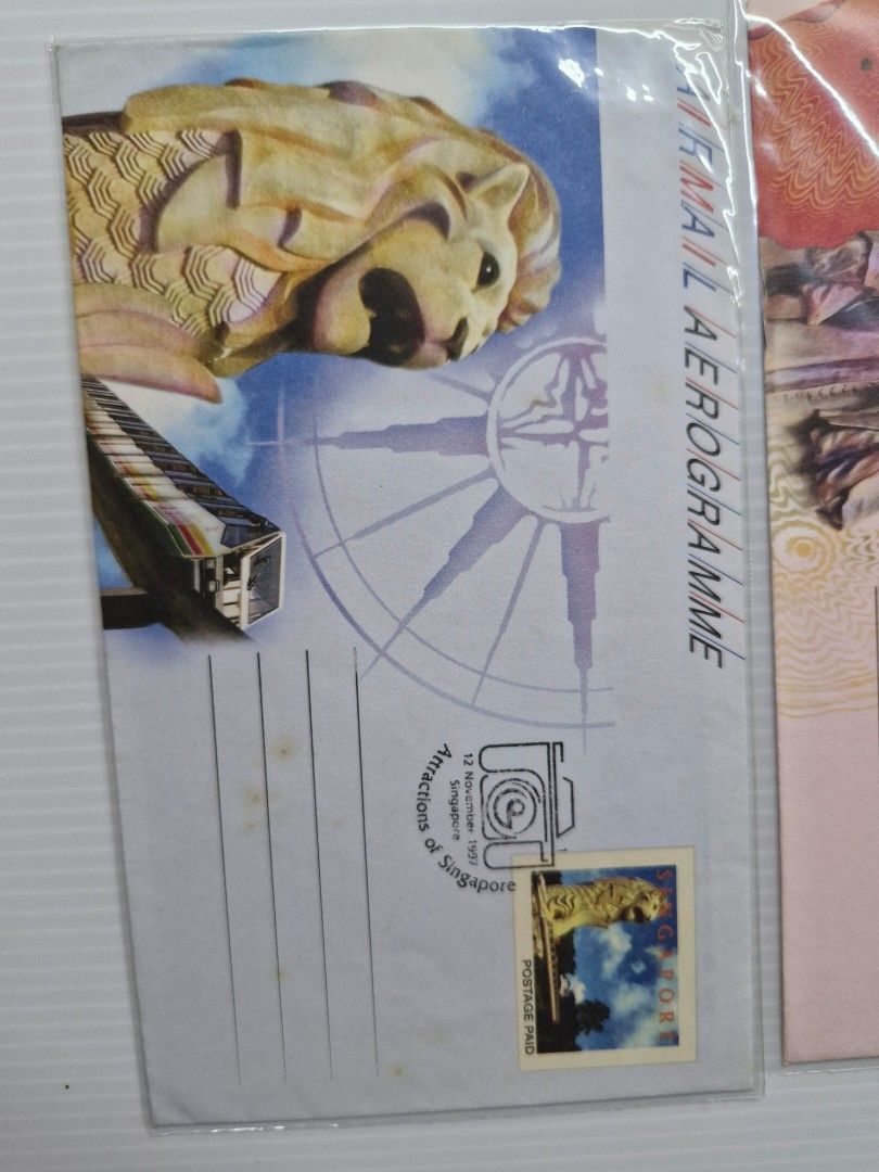 Singapore Used Aerogrammes 1997, Hobbies & Toys, Memorabilia & Collectibles, Stamps & Prints on ...