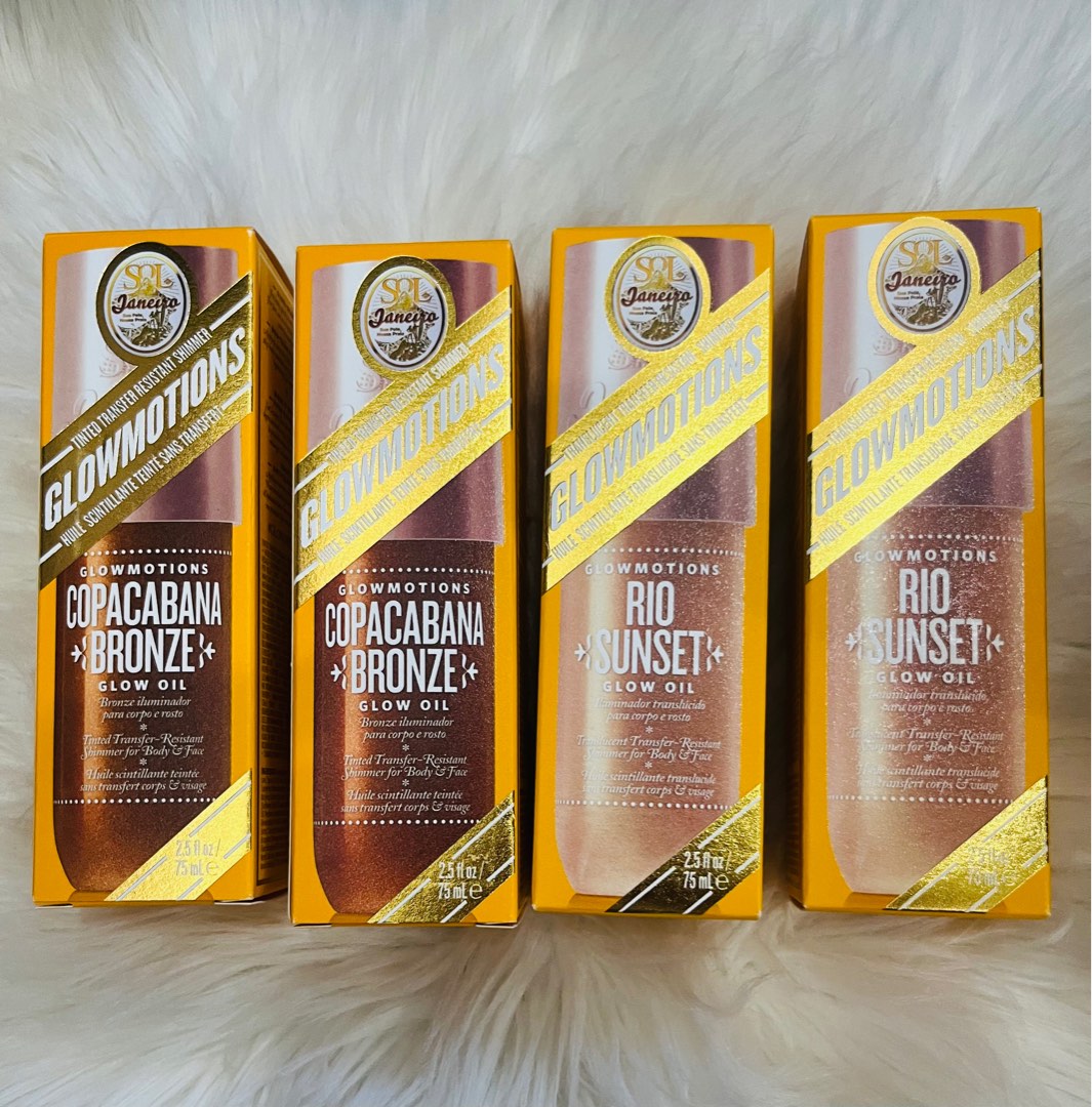 SOL GLOW MOTION RIO SUNSET & COPACABANA BRONZE GLOW OIL, Beauty ...