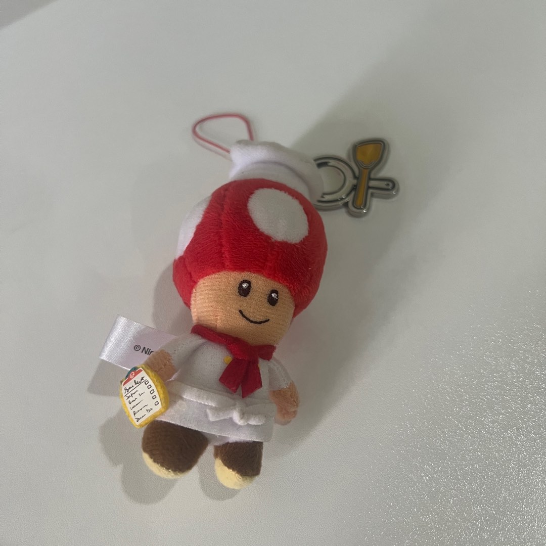 super nintendo world chef toad keychain, Hobbies & Toys, Toys & Games ...