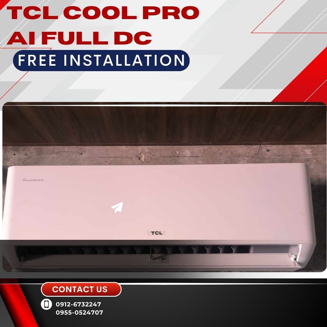 TCL SPLIT TYPE AIRCON FREE INSTALLATION WITH FREE BREAKER, TV & Home ...