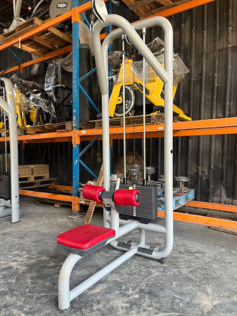 Technogym Pectoral Rotary Torso Lat Pulldown Row Abdominal Crunch Bench, Sports Equipment, Other ...