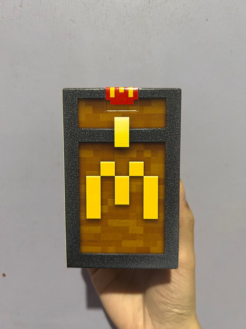 [TRADE/SWAP] Sealed Mcdo Minecraft Meal Fry Helmet, Hobbies & Toys ...