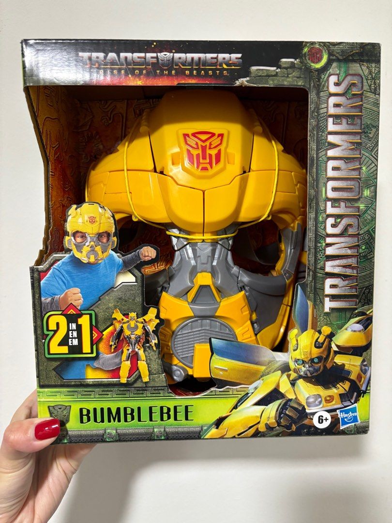 Transformers One 2 in 1 Bumblebee B-127 Mask Action Figure, Hobbies ...