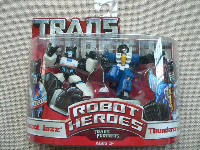 Transformers Robot Heroes Autobot Jazz Thundercracker, Hobbies & Toys, Toys & Games on Carousell
