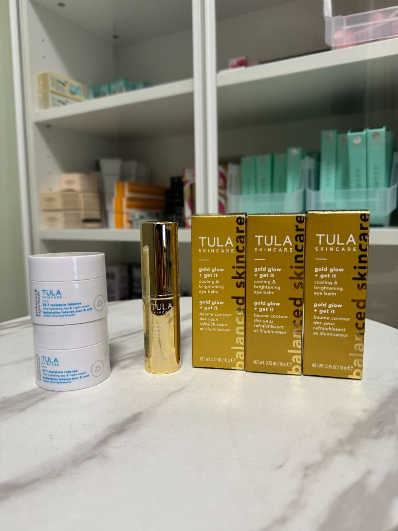 TULA Products | Cooling and Brightening Eye Balm Gold Full Size | 24/7 ...