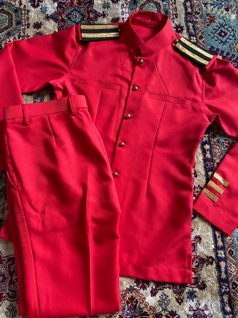 uniform cadet costume, Men's Fashion, Tops & Sets, Sets & Coordinates ...