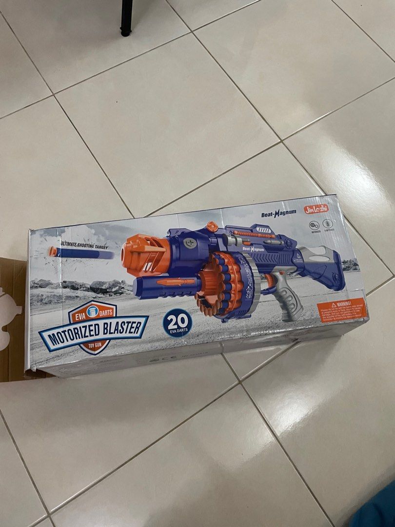 Used Motorized Blaster, Hobbies & Toys, Toys & Games on Carousell