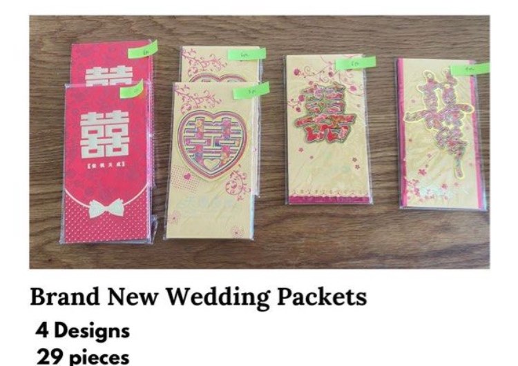 Wedding Red Packet Gold Packet, Hobbies & Toys, Stationery & Craft ...
