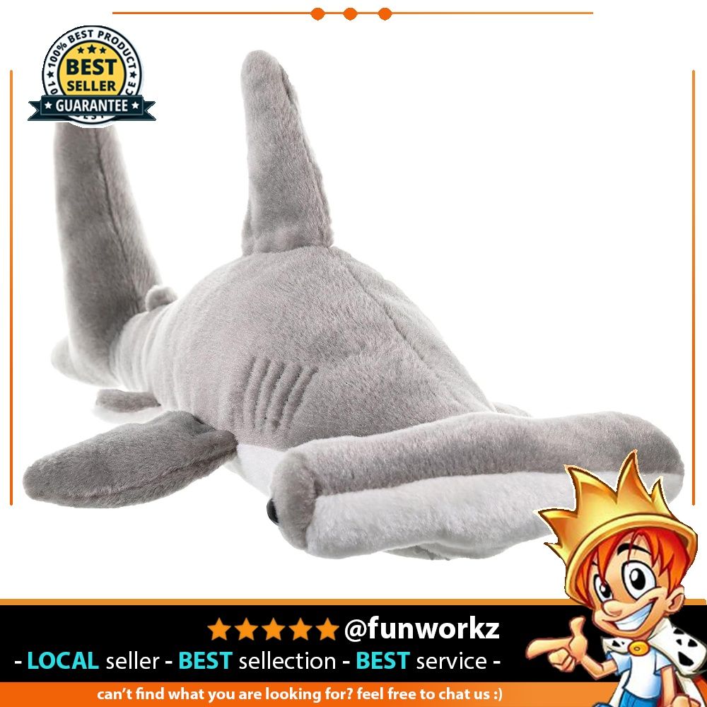 Wild Republic Hammerhead Shark Plush, Stuffed Animal, Plush Toy, Gifts ...
