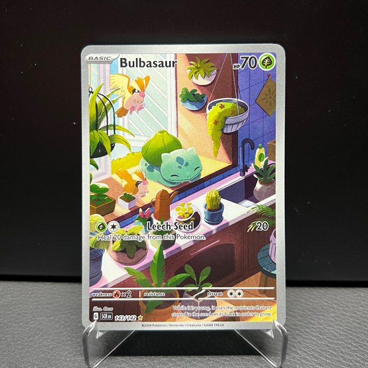 WTS Bulbasaur IR FA 143/142 Stellar Crown Pokemon TCG Illustration Rare ...