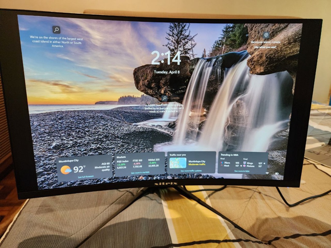 Xitrix® GX27 27" 165Hz Curved Gaming Monitor, Computers & Tech ...