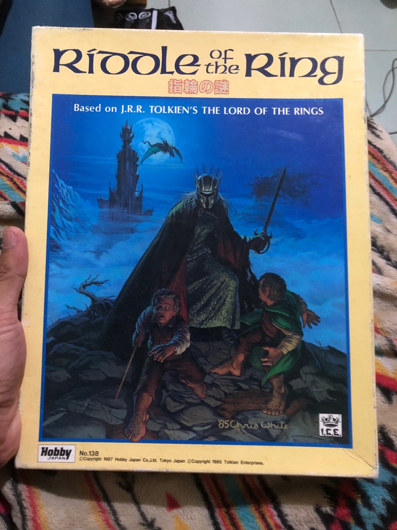 1987 Riddle of the ring Japanese role playing board game, Hobbies ...