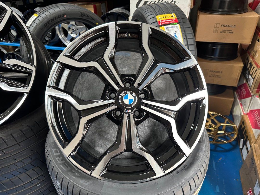 19”Bmw Msport Original Rim 5x112 (take off new car ), Car Accessories ...
