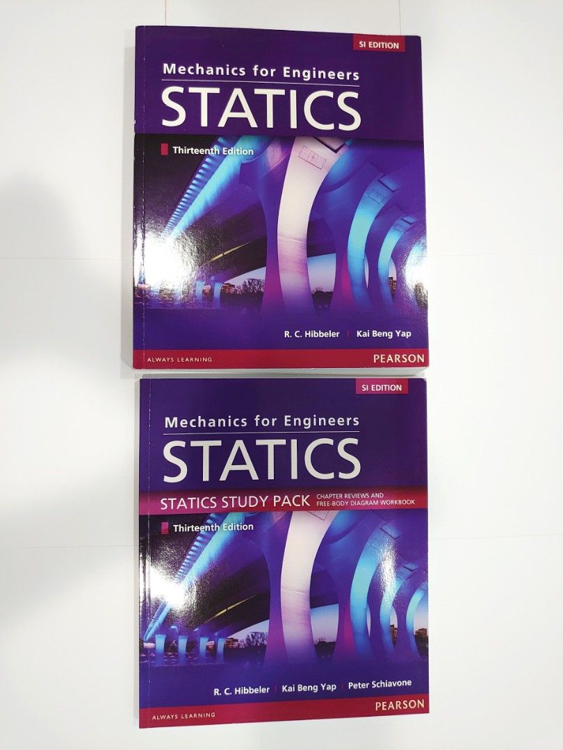 $8 for both books. Mechanics for Engineers. Statics. Includes Study ...