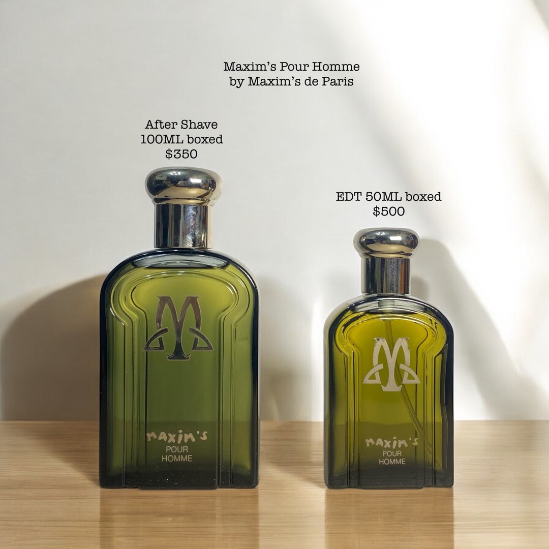 [現貨] 2 Items - Maxim’s de Paris Fragrances - Vintage Perfumes in Hong ...