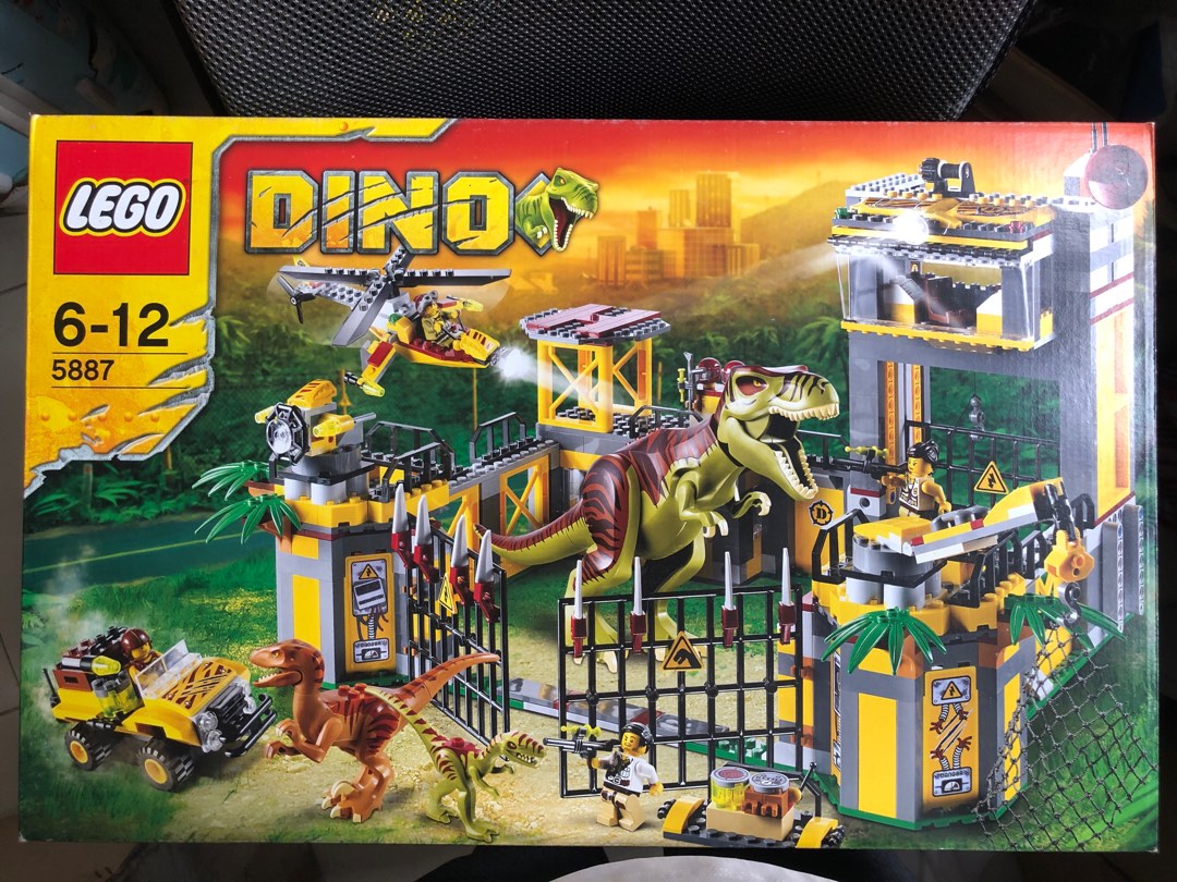全新 樂高 LEGO 5887 DINO Defense HQ 恐龍防衛總部, 興趣及遊戲, 玩具 & 遊戲類 - Carousell