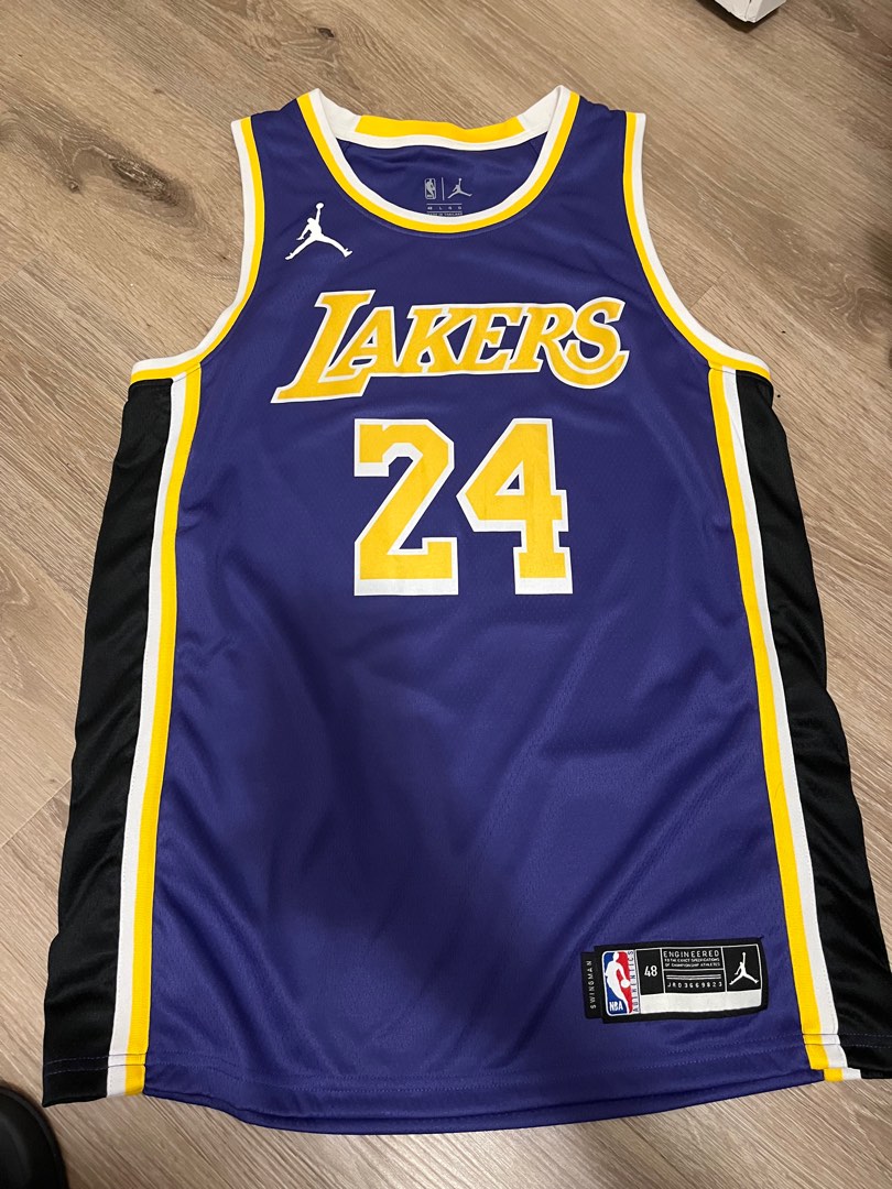 非官方 NBA jersey Nike 波衫 Adidas SwingMan Kobe Bryant lakers size L luka doncic lebron james, 男裝 ...