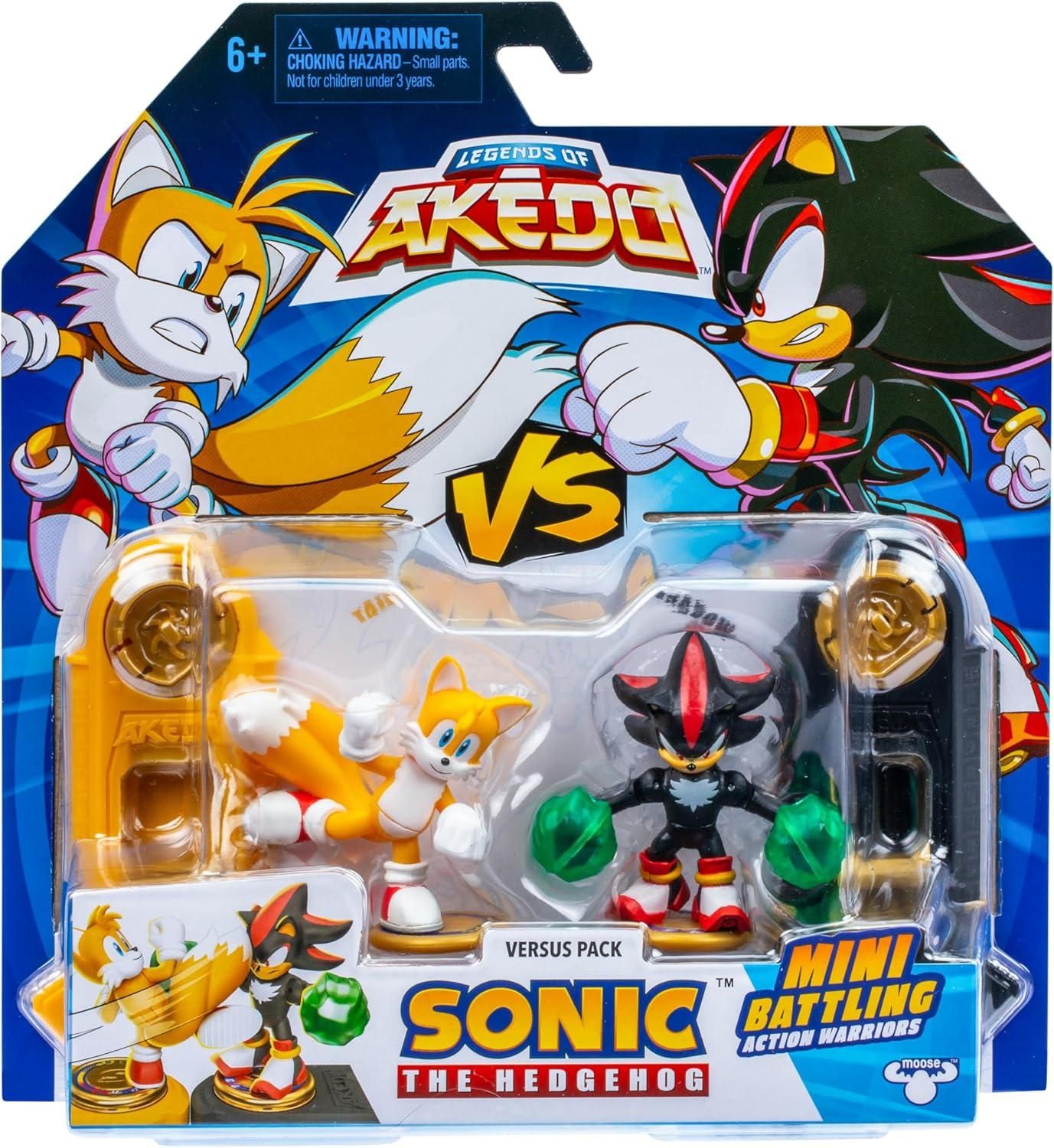 AKEDO Sonic S1 Versus Pack Tails Vs Shadow, Hobbies & Toys, Toys ...