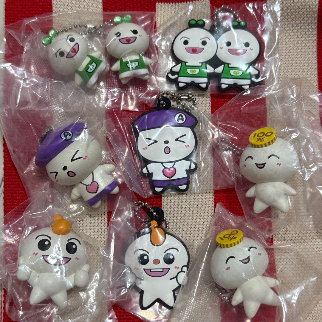 Ateez Teezmon Gashapon keychain rubber strap/figure, Hobbies & Toys ...