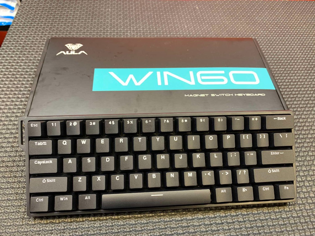 Aula WIN 60 RGB Magnetic Switch Keyboard Wired Black, Computers & Tech ...