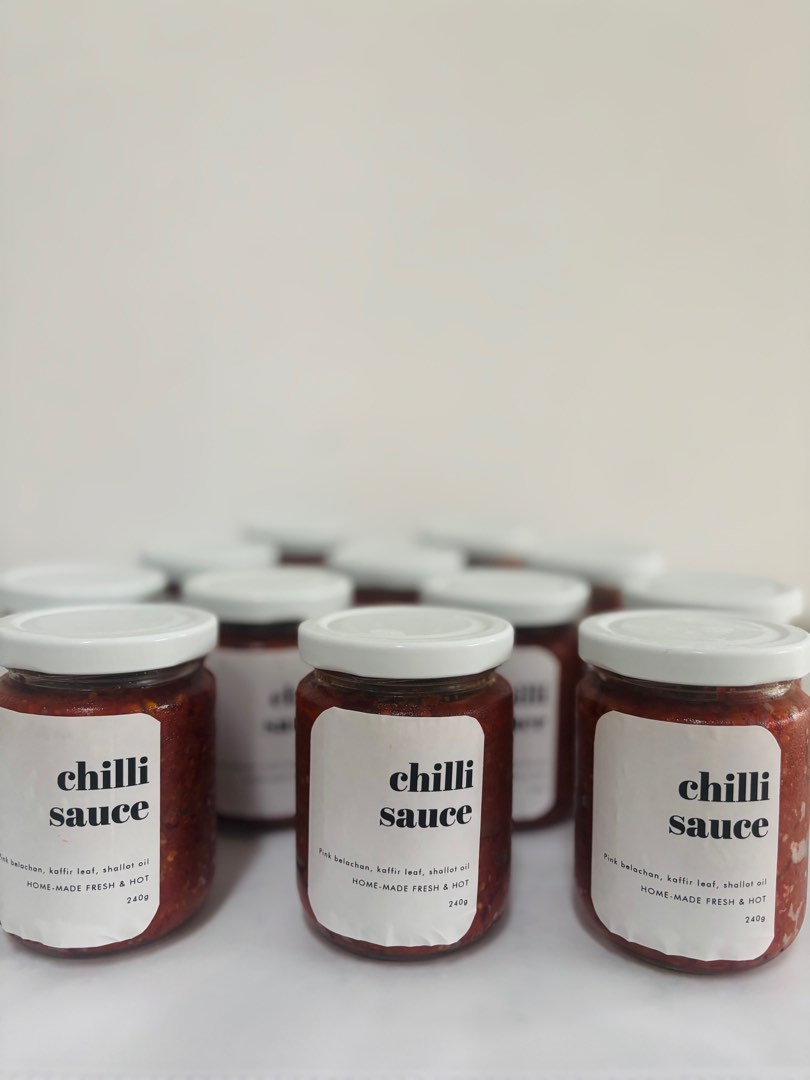Awesome Indonesian chilli sambal made from freshly harvested garden ...
