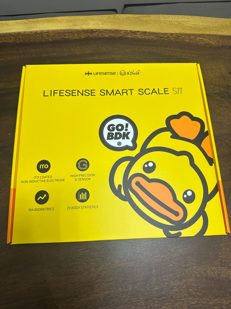 B.Duck Lifesense Smart Scale (Yellow Duck weighing scale), Health ...