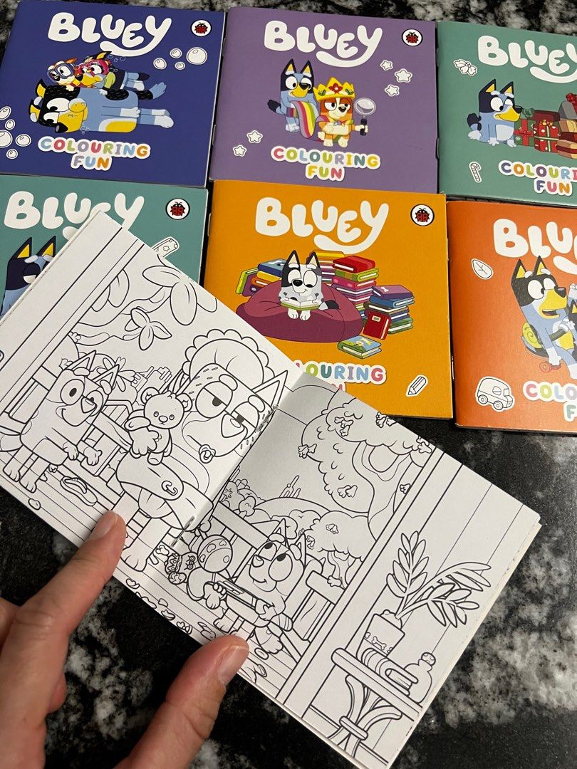 Bluey Colouring Fun books, Hobbies & Toys, Books & Magazines, Children ...