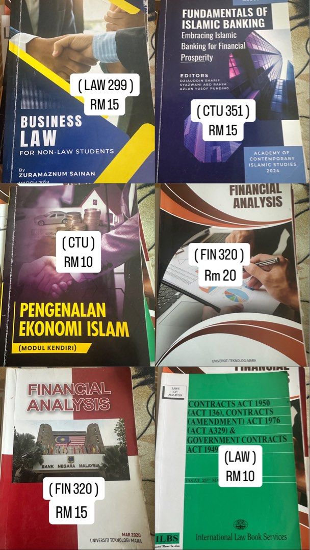 Buku Uitm ctu law fin, Hobbies & Toys, Books & Magazines, Textbooks on ...