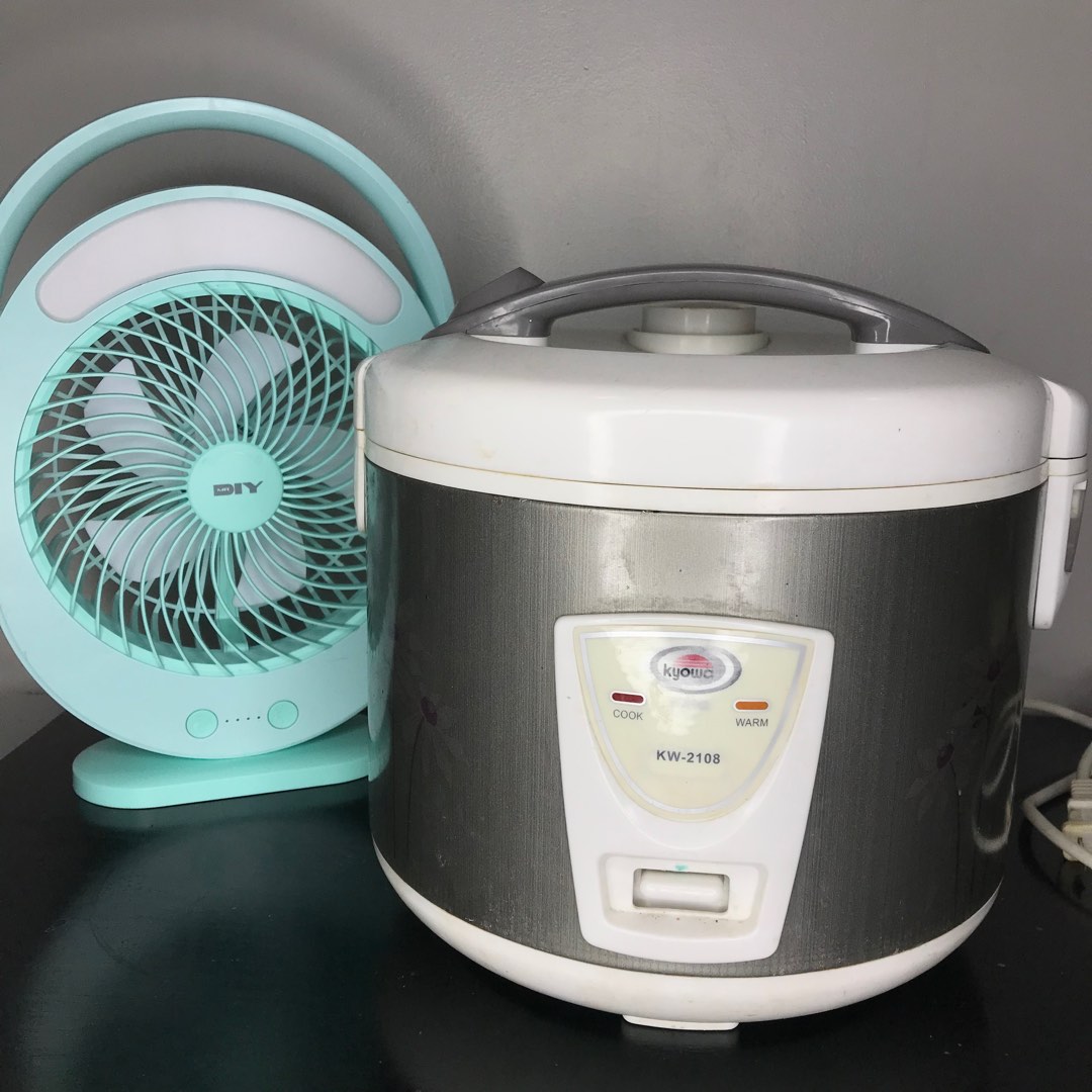 BUNDLE: BRAND NEW Kyowa Rice Cooker Rechargeable Electric Fan ...