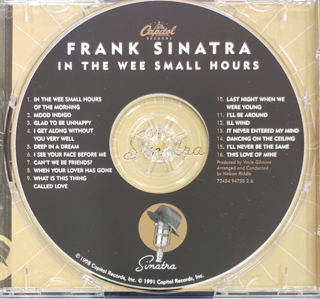 CD 1998 Frank Sinatra - In The Wee Small Hours, Hobbies & Toys, Music & Media, CDs & DVDs on ...